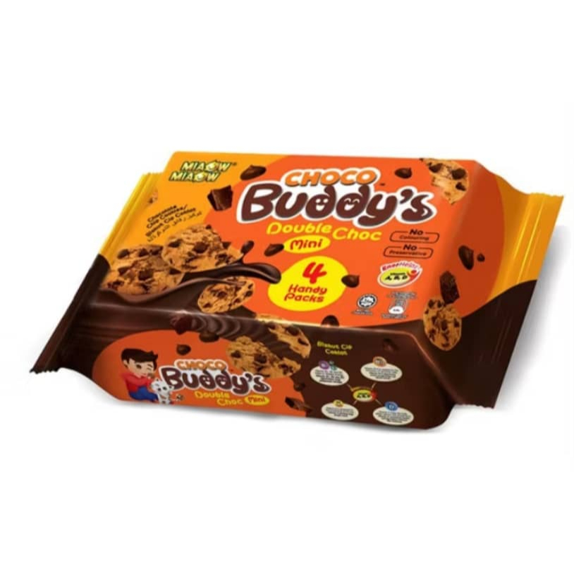Miaow Miaow Choco Buddy's Mini Double Choco 22g x 4's | Shopee Malaysia