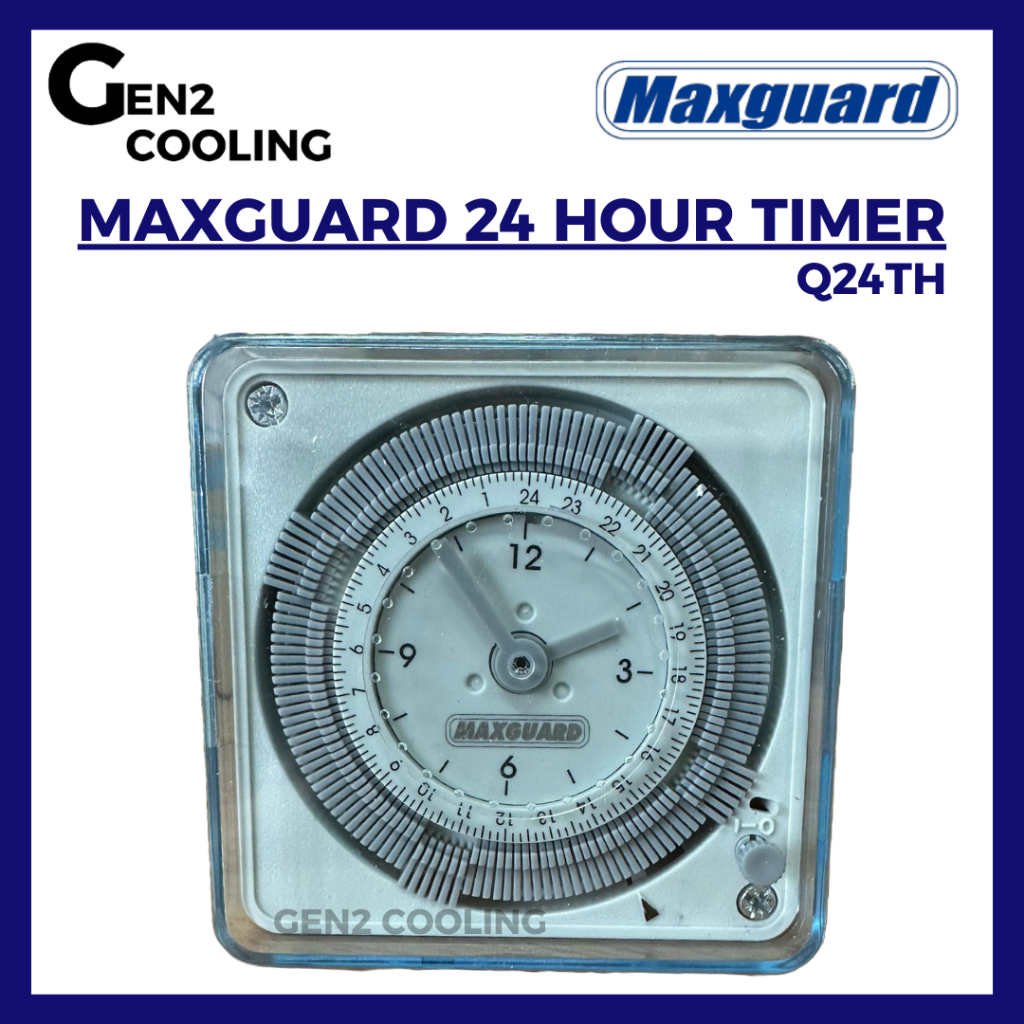 MAXGUARD 24 HOUR SPRING RESERVE TIMER - Q24TH | Shopee Malaysia