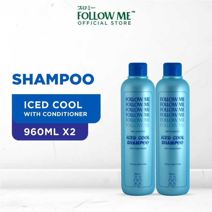 [Bundle of 2] Follow Me Shampoo (Iced Cool with Conditioner) 960ml ...