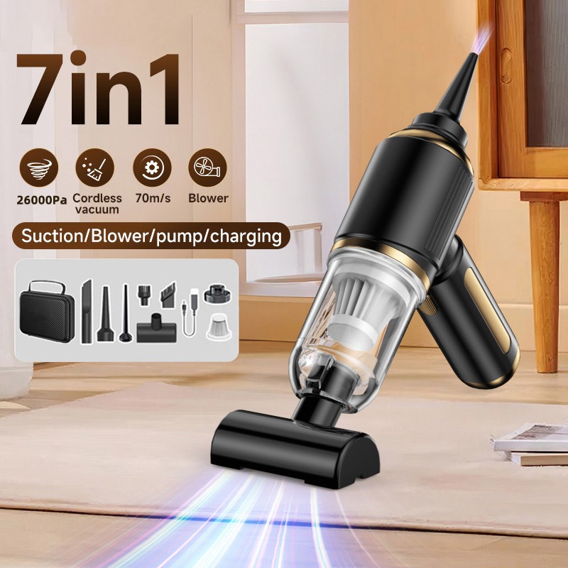 5 In 1 Cordless Car Vacuum Cleaner 20000Pa Mini Wireless Vacuum Cleaner ...