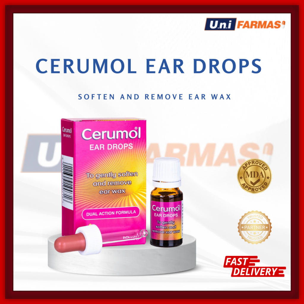 CERUMOL EAR DROPS 10ML | Shopee Malaysia