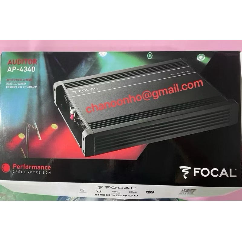 FOCAL AUDITOR PERFORMANCE AP-4340 70 RMS X 4 ~ 4/3/2 CHANNEL POWER ...