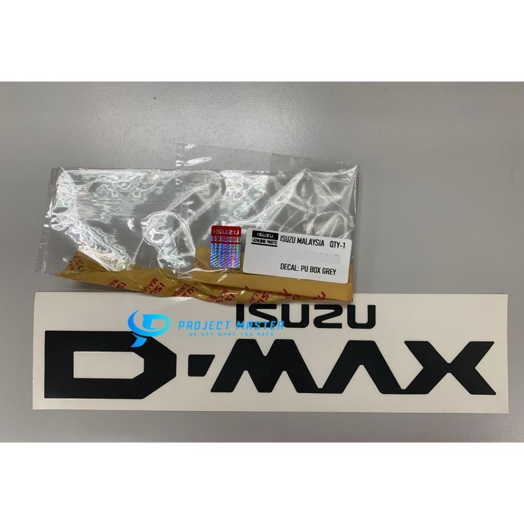 ORIGINAL ISUZU D-MAX DMAX RT50 RT66 RT85 REAR FENDER STICKER "ISUZU D ...