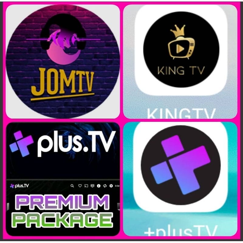 JOMTV / JOM TV / KINGTV / PLUS TV PREMIUM CHANNEL LANGGANAN 1-6 BULAN | Shopee Malaysia