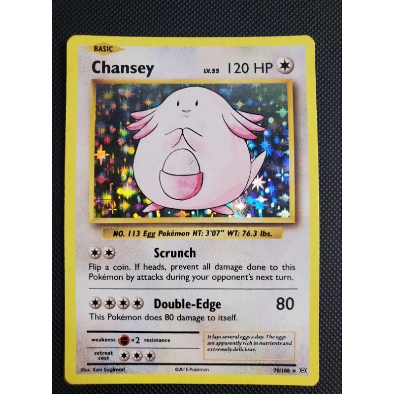 Pokemon Tcg - Chansey Holo Evolution | Shopee Malaysia