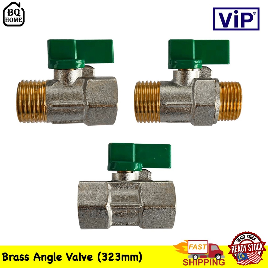 VIP Chrome Brass Mini Angle Valve Water Diverter For Bathroom,Kitchen ...