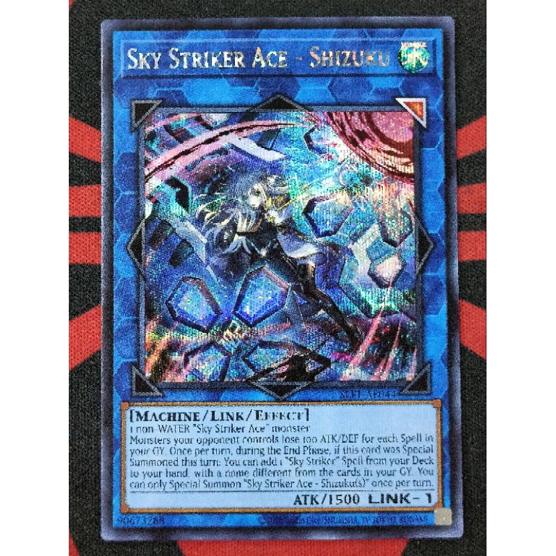YUGIOH KONAMI SLF1-AE044 Sky Striker Ace - Shizuku (alternate art)(Secret Rare) | Shopee Malaysia