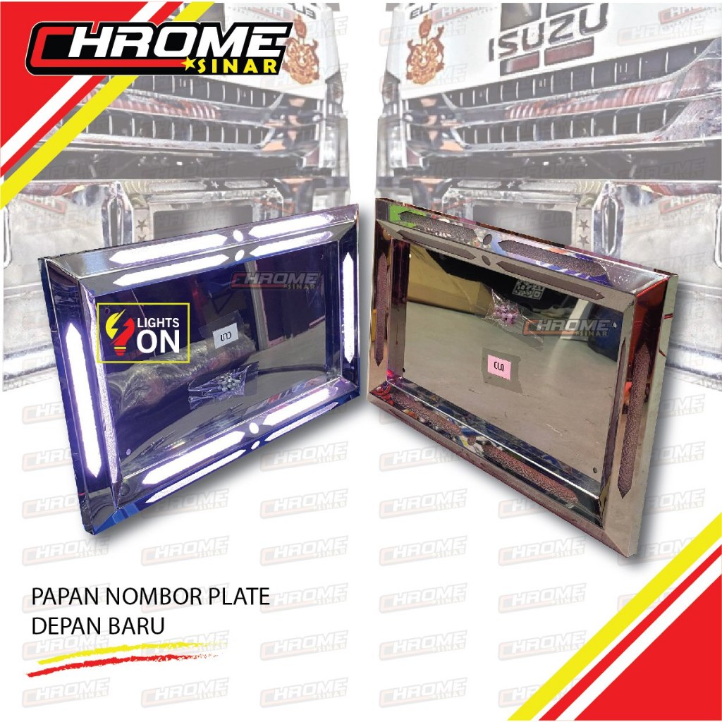 UNIVERSAL-PAPAN NO PLATE DEPAN LORI PATTERN BARU 2025 | Shopee Malaysia