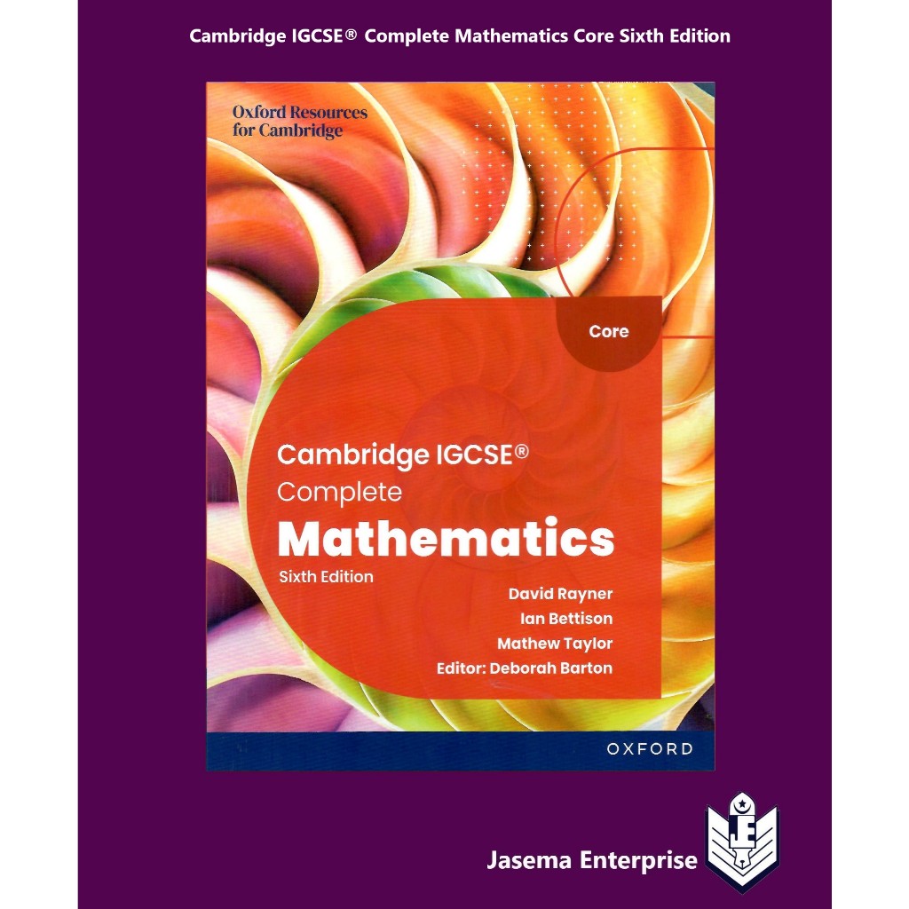 Cambridge Igcse® Complete Mathematics Core Sixth Edition Shopee Malaysia