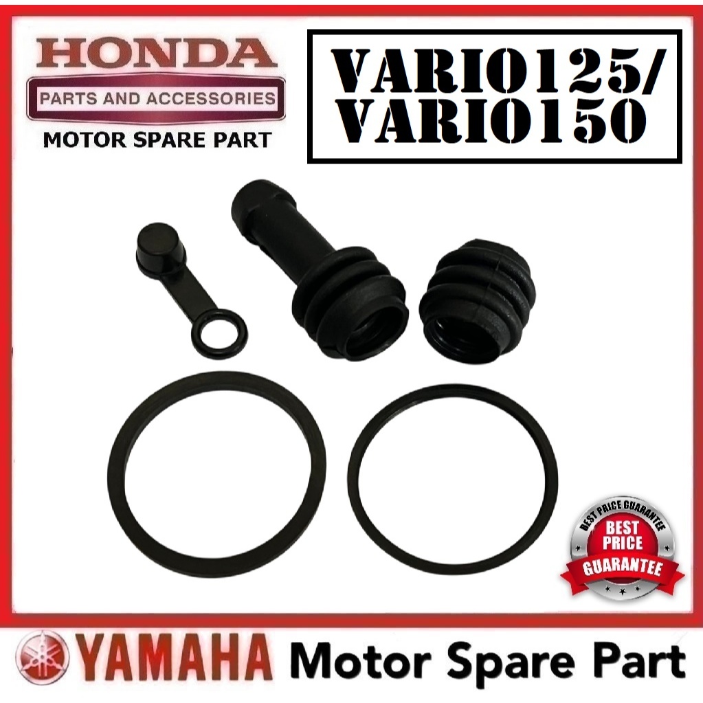 HONDA VARIO125 / VARIO150 FRONT DISC BRAKE SEAL KIT & BOOT 0 DEPAN PUMP DIS DIC BREK CALIPER ...