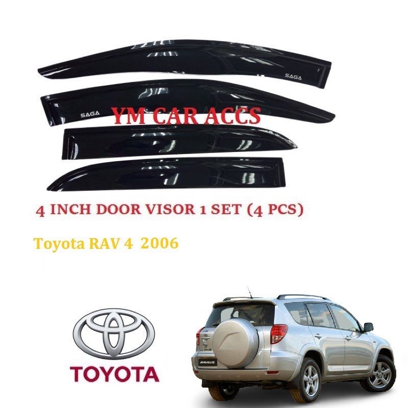 TOYOTA RAV 4 RAV4 3RD GEN 2006 2007 2008 2009 2010 2011 2012 DOOR Visor ...