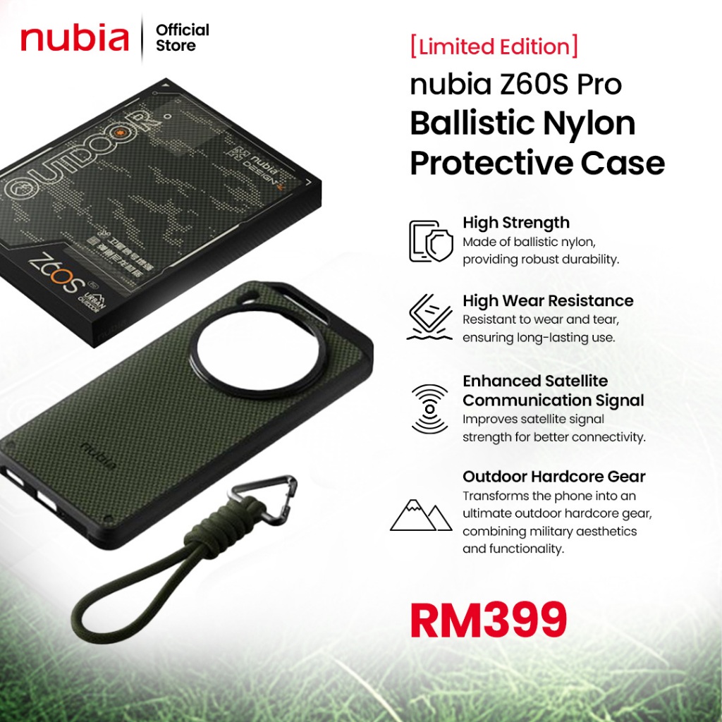 [Limited Edition] Ballistic Nylon Protective Case for Nubia Z60S Pro ...