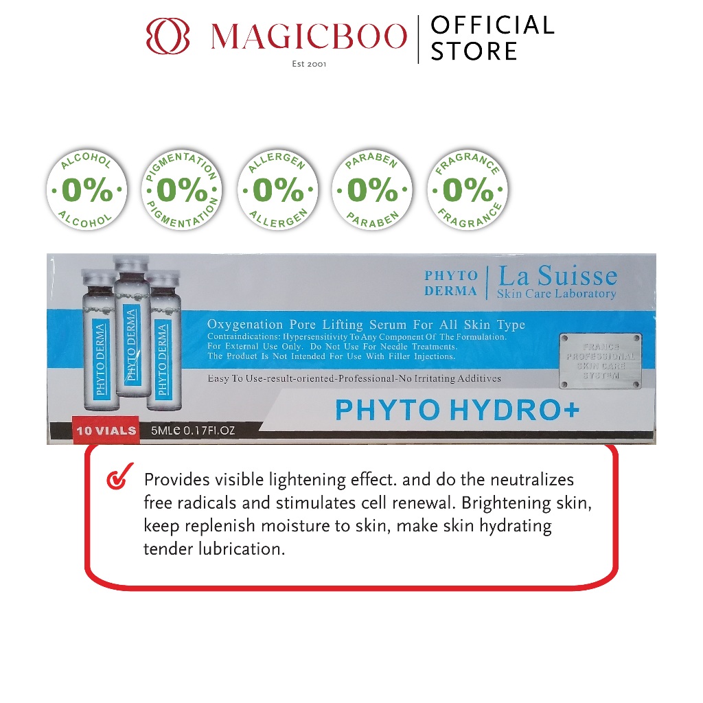 Magicboo La Suisse Phyto Derma Mesofiller Hydro (10pcs x 5ml) | Shopee ...