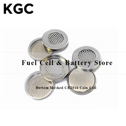 Bottom Meshed CR2016 Coin Cells Cases for Lithium Air Battery Research ...