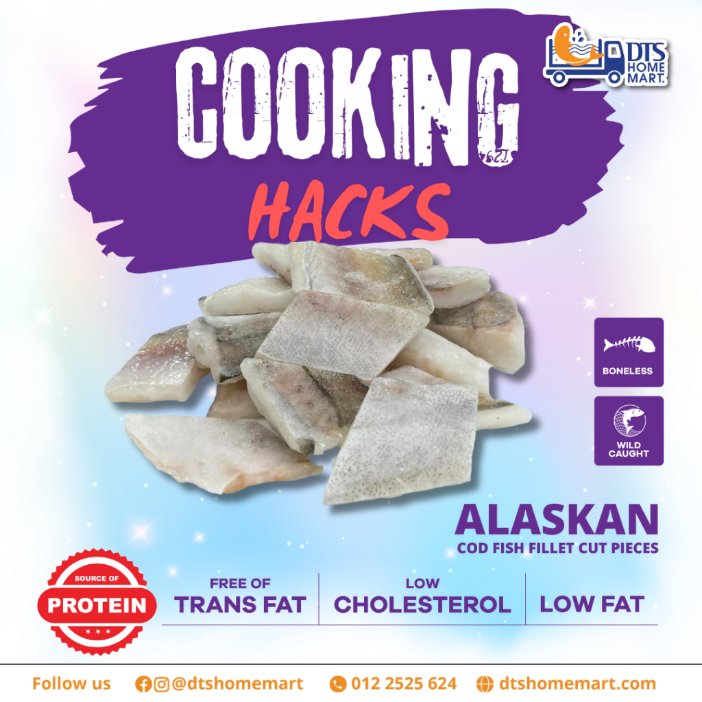 Kepingan Potongan Filet Ikan Kod Alaska | Shopee Malaysia