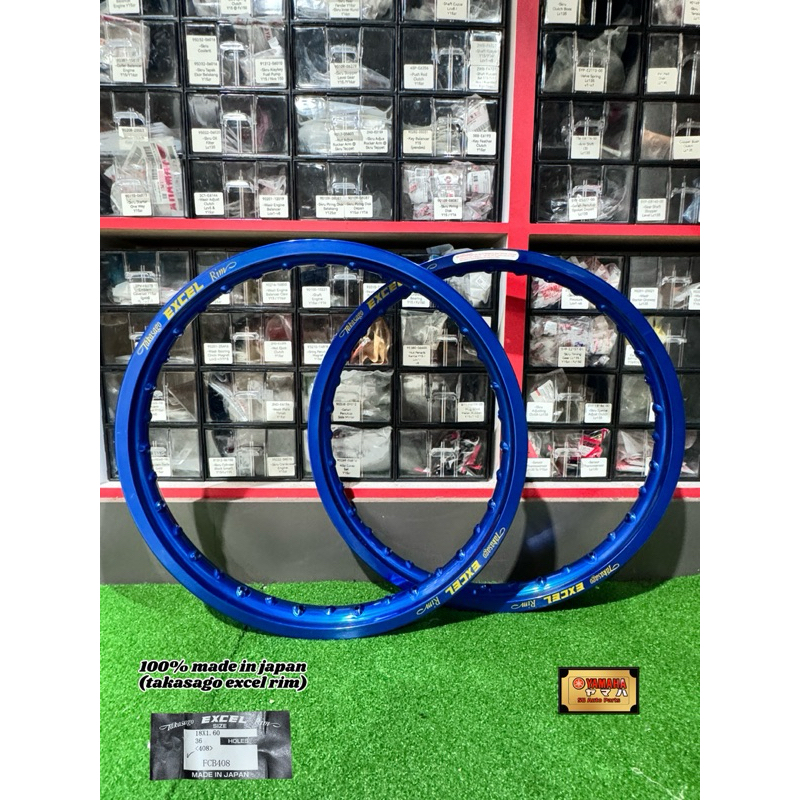 ‼️‼️RIM TAKASAGO EXCEL JAPAN Alloy "SATU SET" 1.6x18/1.6x17 | Shopee ...