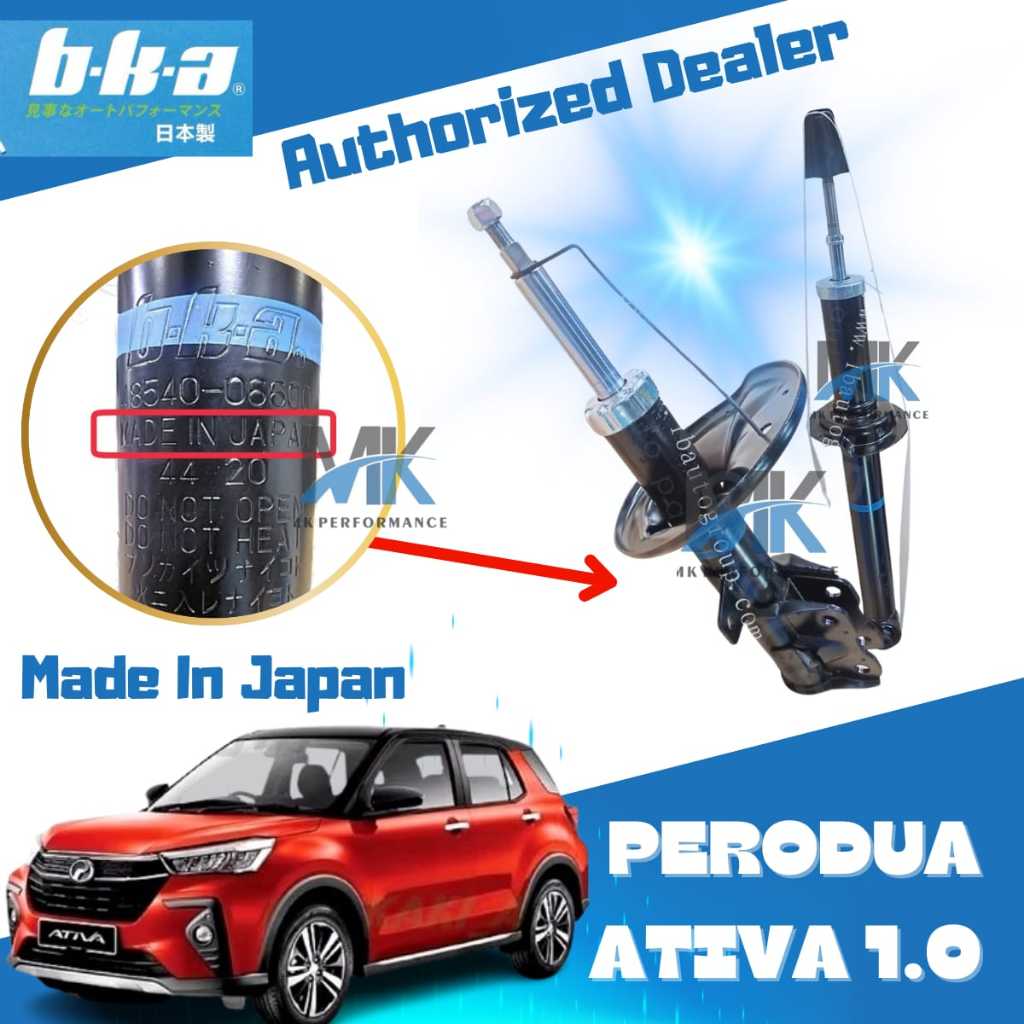 𝐁𝐊𝐀 𝐒𝐡𝐨𝐜𝐤 𝐀𝐛𝐬𝐨𝐫𝐛𝐞𝐫[ HYDRALIC GAS] PERODUA ATIVA 1.0 2021> Front & Rear ...