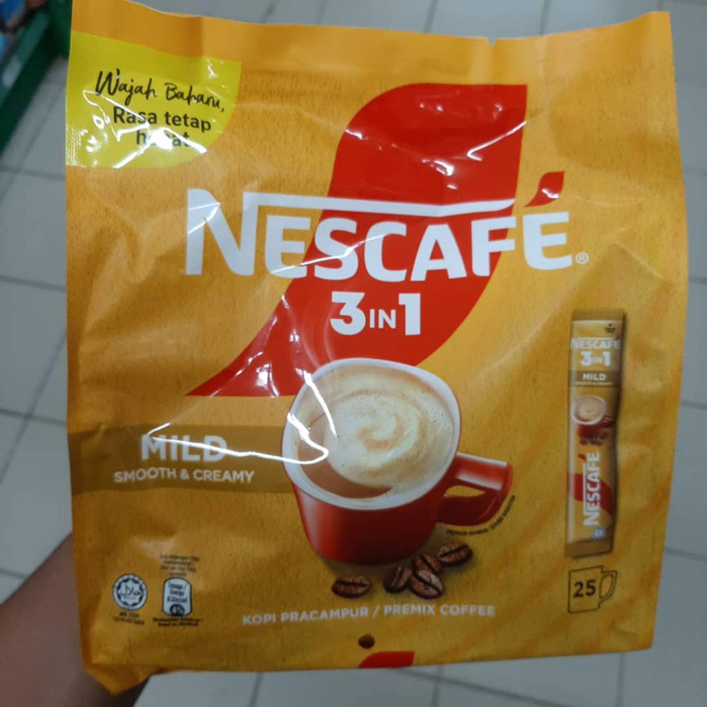 NESCAFE 3-IN-1 MILD smooth & creamy 25s x 18g | Shopee Malaysia