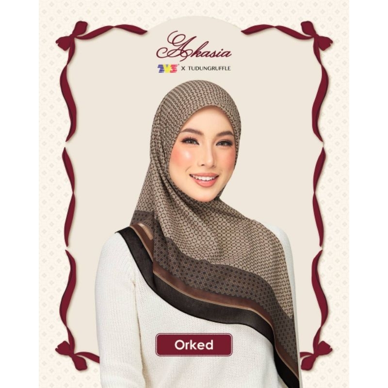 TUDUNG RUFFLE KOLEKSI AKASIA | MERAKI | VINTAGE GARDEN | MALIKA ...