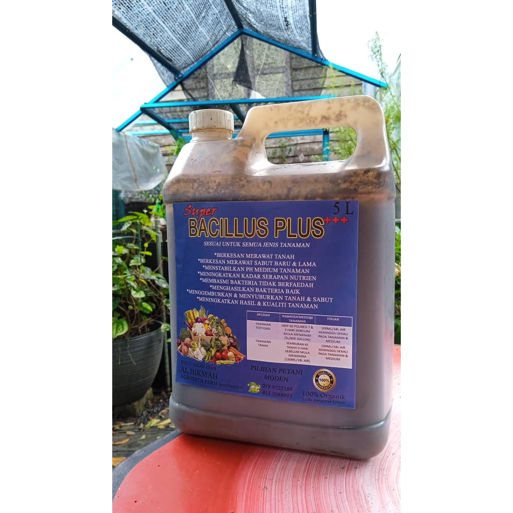 Bio X Plus Bassilus Plus + Amino (Rawatan medium tanaman) | Shopee Malaysia