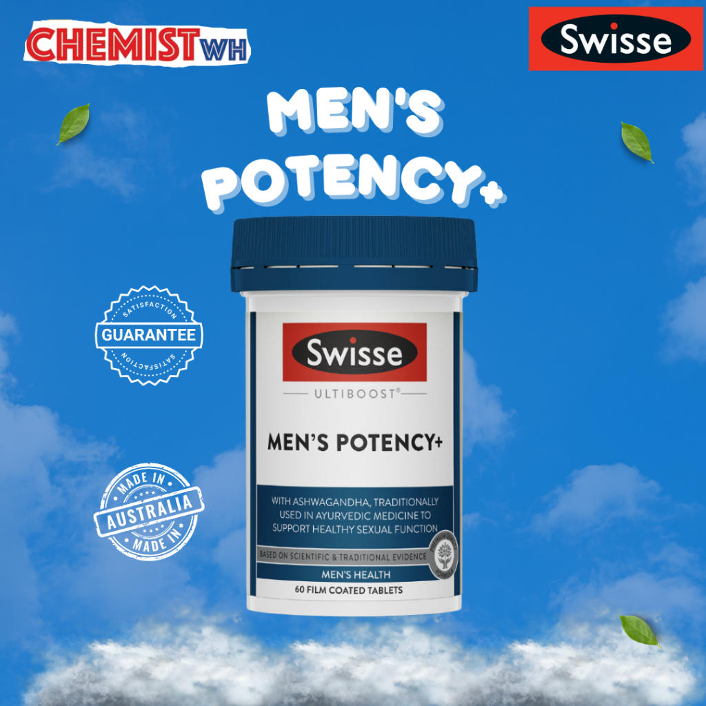 SWISSE Australia Men's Potency + 60 / Vitality 120 | Shopee Malaysia