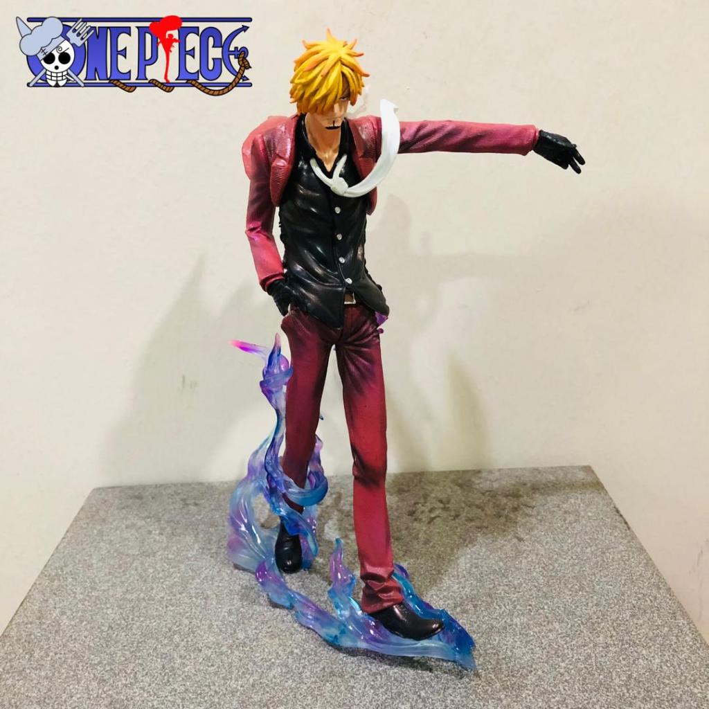 One Piece Vinsmoke Sanji Diable Jambe Onigashima Walking 25cm Action ...