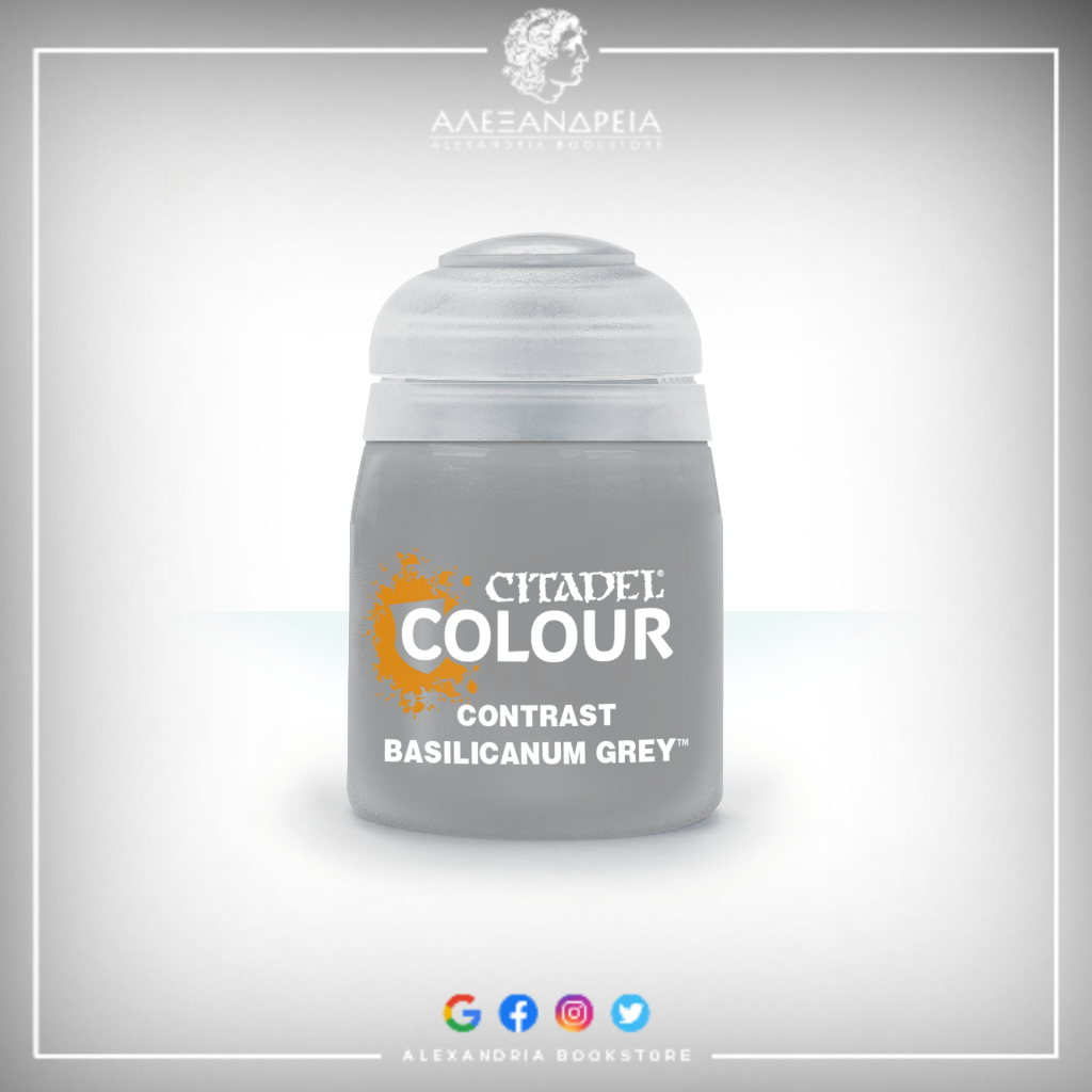 Games Workshop Citadel Contrast Paint Basilicanum Grey | Shopee Malaysia