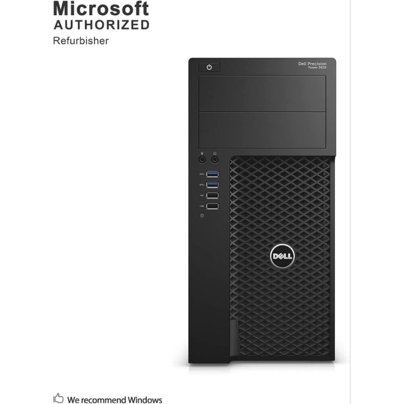 Dell Precision 3620 Tower PC, Intel Quad Core i7-7700 up to 4.20GHz ...