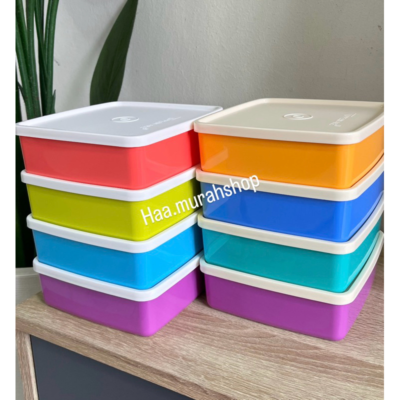 Large Square Away 620ml Tupperware | Shopee Malaysia