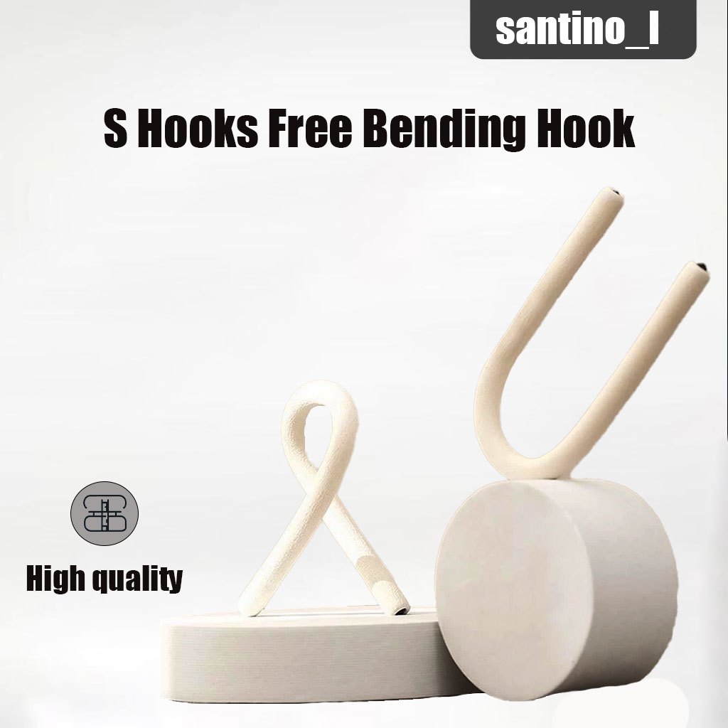 S Hooks Free Bending Hook For Hanging Bags Bendable Hook Multi-Function ...