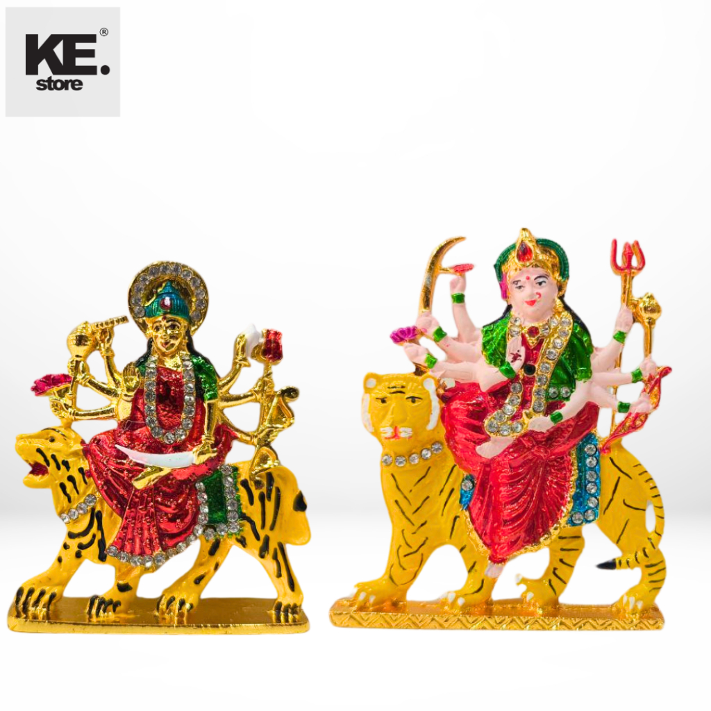 Goddess Durga Statue / Prayer Use /Idol for Home & Office Table ...