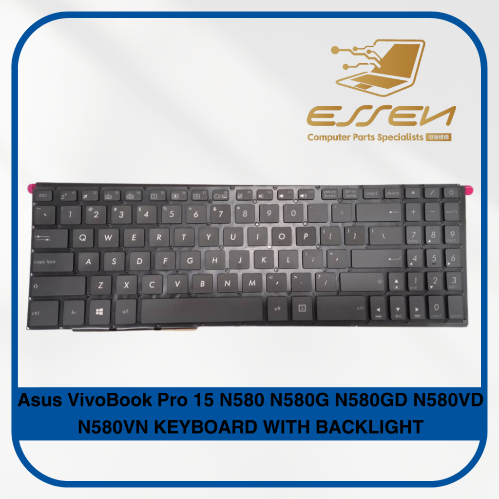 Replacement Keyboard For ASUS VivoBook Pro 15 N580 N580G N580GD N580VD ...