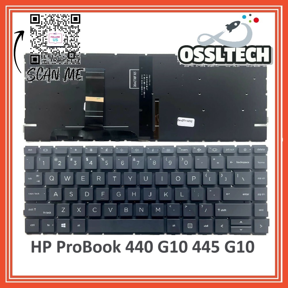 HP ProBook 440 G10 / 445 G10 / 445R G10 Laptop Keyboard Replacement ...