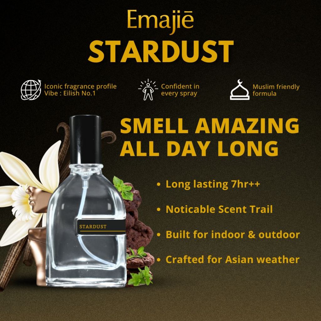 EMAJIE STARDUST Perfume for Men & Women 30ml Long Lasting Muslim ...