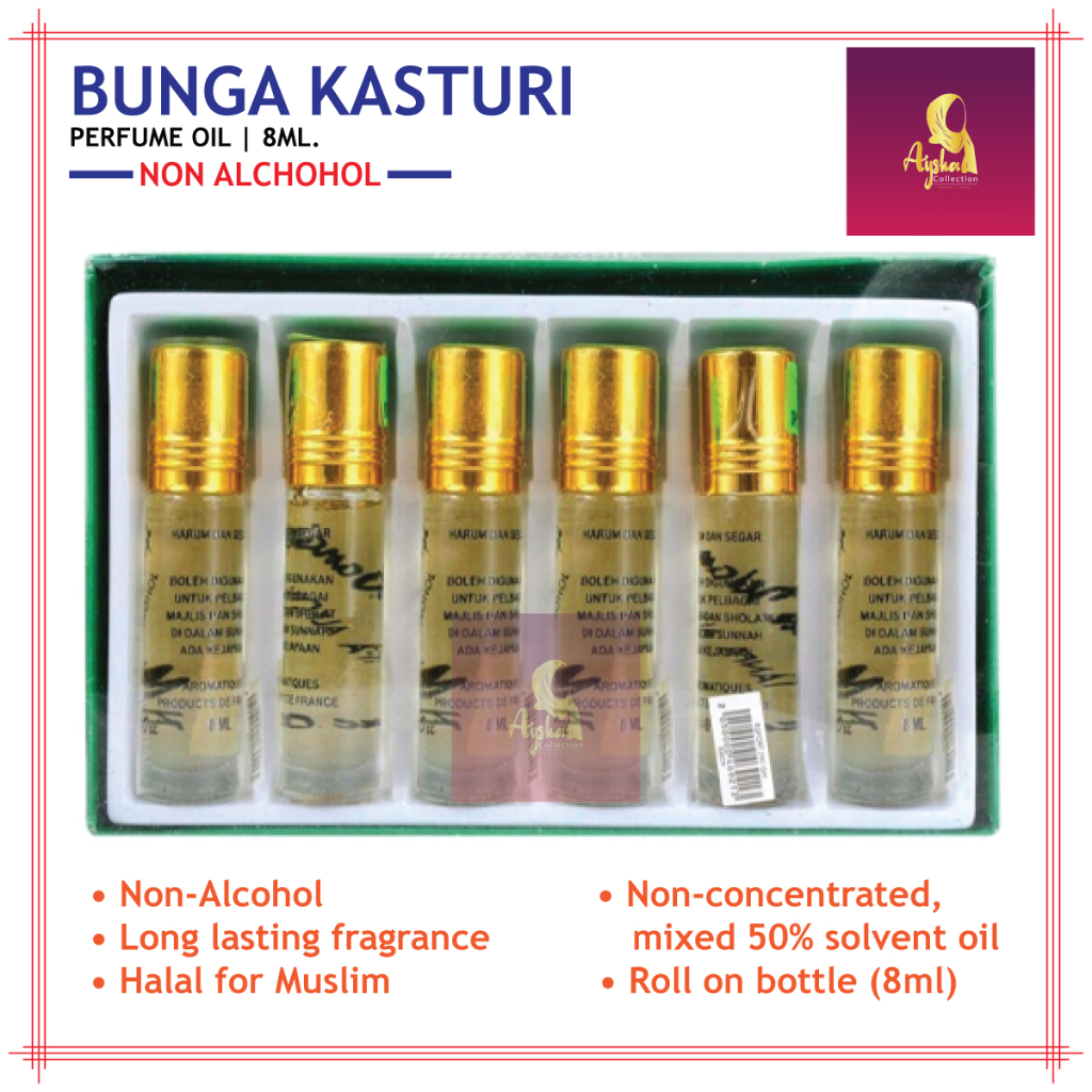 BUNGA KASTURI 8ML PERFUME ATTAR 1 BOX | Shopee Malaysia