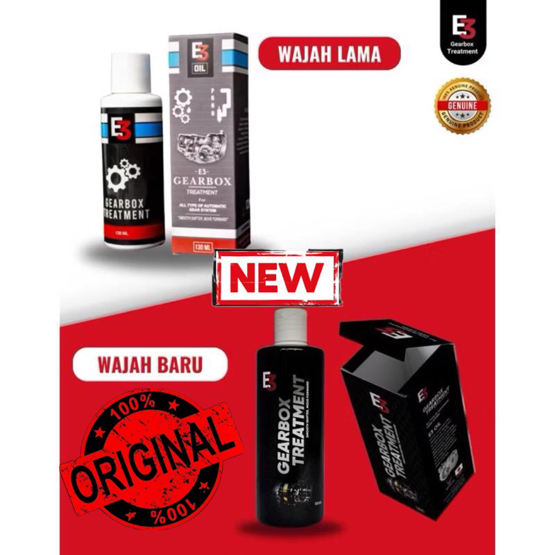 (Original HQ)E3 Gearbox Oil Treatment Penyelesaian Masalah Gearbox Kereta Auto & Cvt Original ...