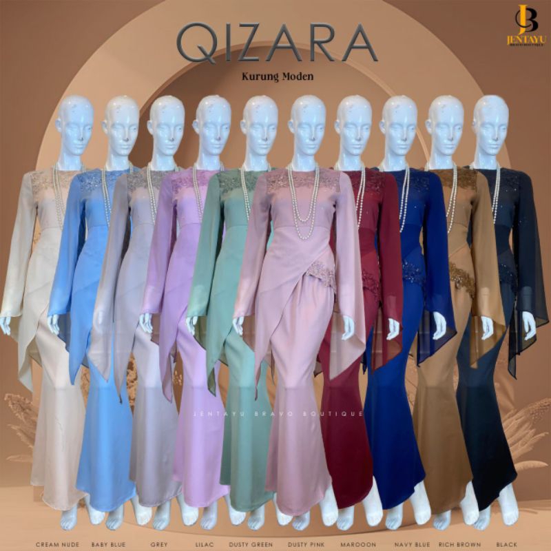 KURUNG QIZARA MODEN TREND RAYA 2025 | Shopee Malaysia