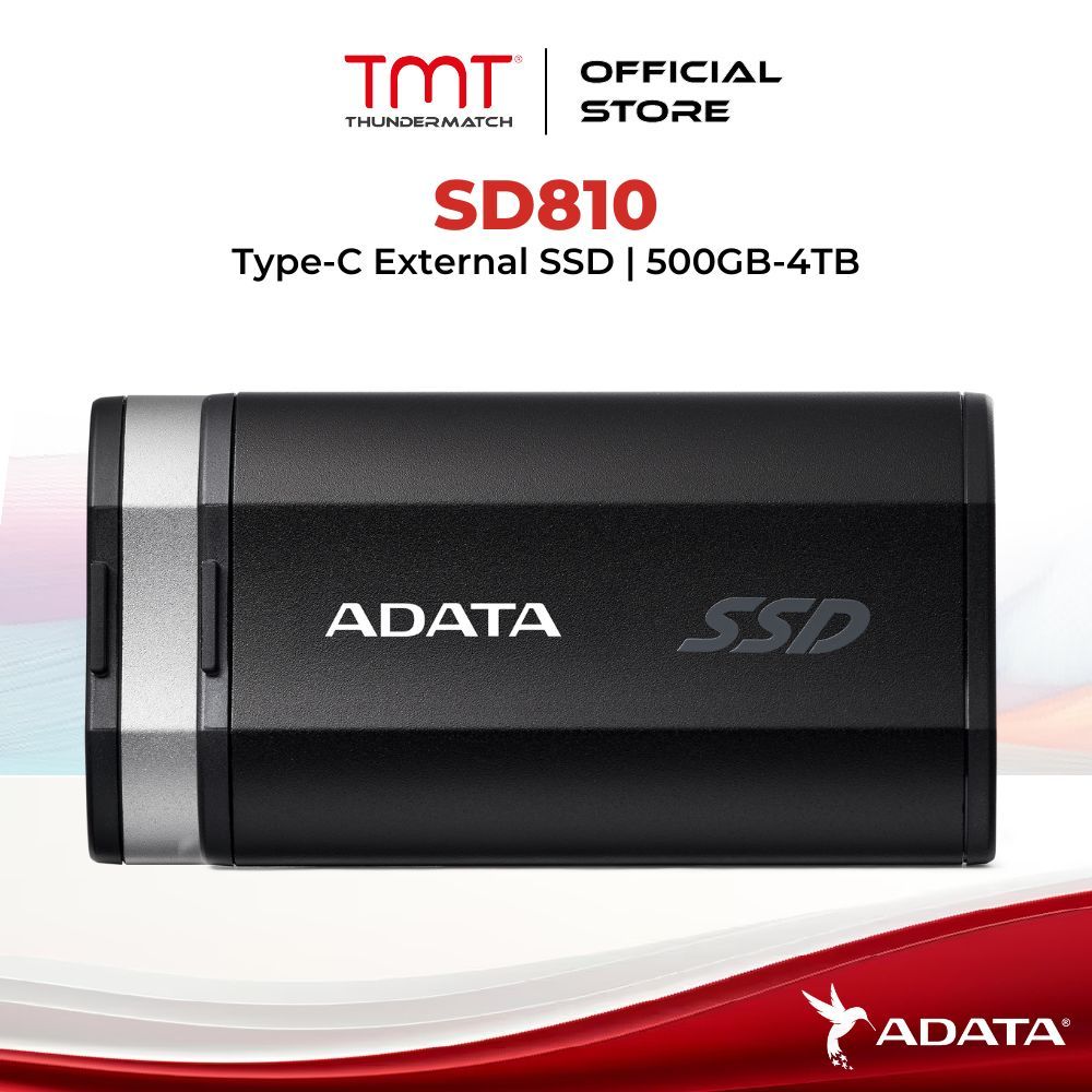 TMT Adata SD810 Type-C External SSD (500GB/1TB/2TB/4TB) (Black/Silver) | Shopee Malaysia