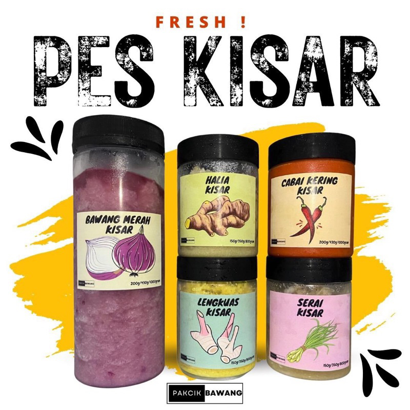 Pes Kisar Segera by PakCikBawang | Bahan Kisar | Pes Masakan | Bawang ...