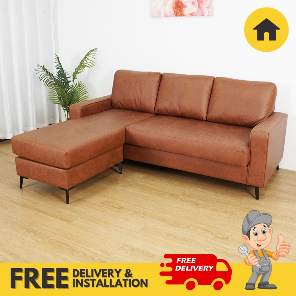 [Free Delivery+Installation] HomeValet MIRZA L Shaped sofa 3 seater ...