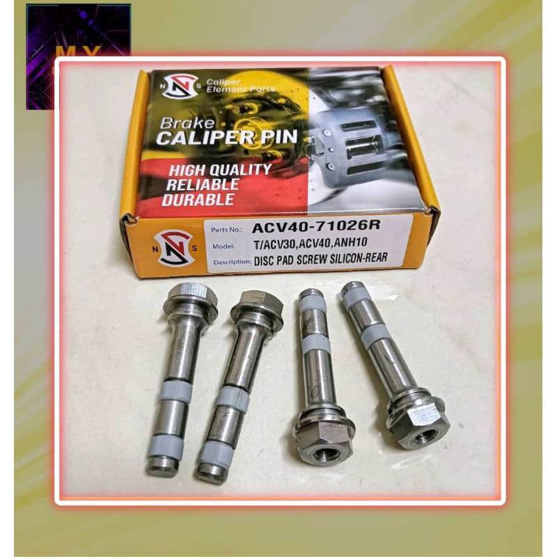 NS Disc Pad Screw Camry Acv30, Camry Acv40,Alphard Anh10 (rear)(caliper ...