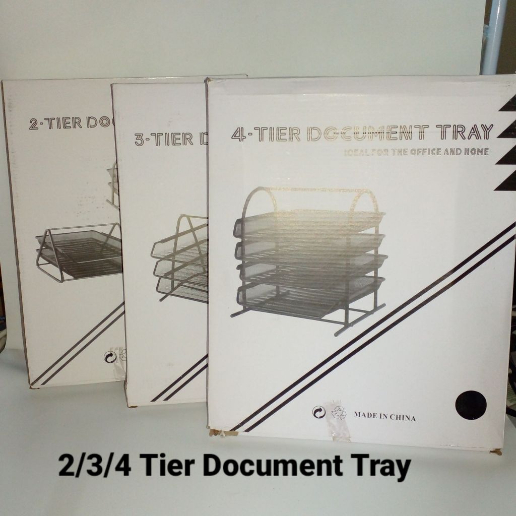 Strong Stackers 2/3/4 Tier File Document Letter Paper Tray/Metal ...