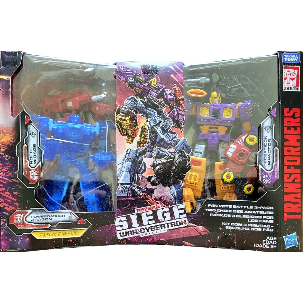 Hasbro Transformers WFC Siege Fan Vote Battle 3-Pack (Powerdasher ...