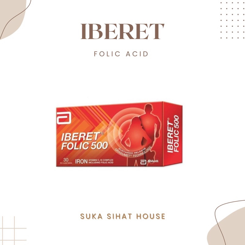 Iberet Folic 500 (30s) | Shopee Malaysia