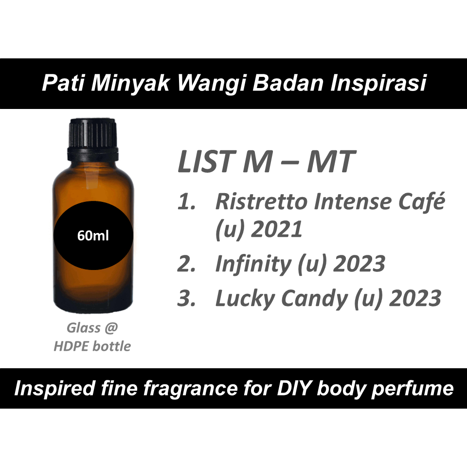 [LIST @ SENARAI M - MT] Pati Tulen Inspirasi - Inspired Fragrance Oil/ LUCKY CANDY | Shopee Malaysia