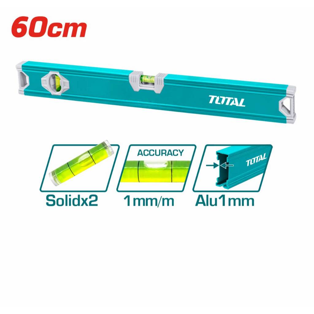 TOTAL TMT26036 Spirit Level 60cm | Shopee Malaysia