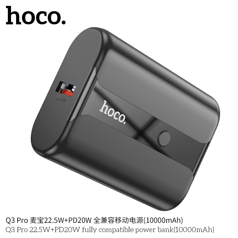 hoco. Q3 Pro Mayflower PD+QC3.0 Power Bank Genuine Product (10000mAh) | Shopee Malaysia