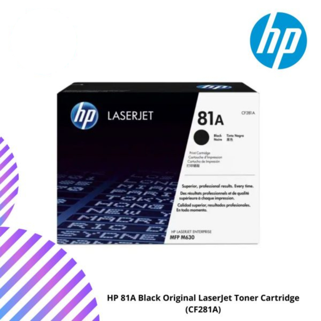 HP 81A Black Original LaserJet Toner Cartridge (CF281A) | Shopee Malaysia
