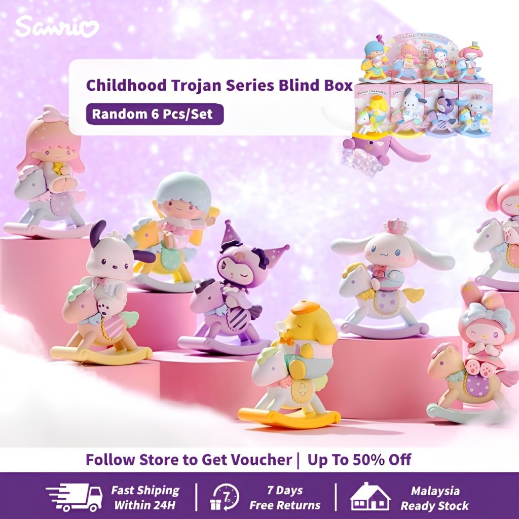 Melody Blind Box Kuromi Toy Display Blind Box Doll Desktop Ornaments ...