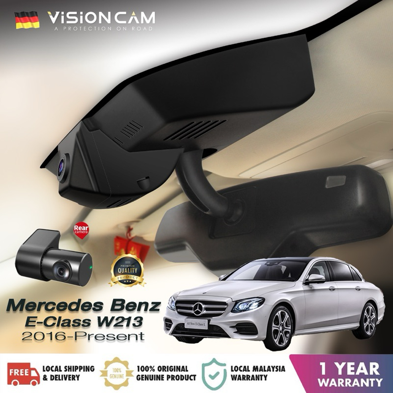 🔥4K UHD Premium Dash Cam🔥Mercedes-Benz E-Class W213 E200 E300 Original Design Hidden DashCam ...